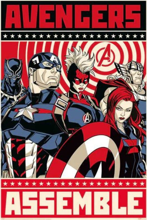 Avengers Assemble movie poster | egoamo.co.za