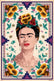 Frida Kahlo - Flowery Portrait Art Poster | egoamo.co.za