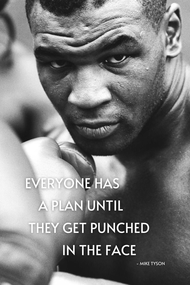 egoamo.co,za | Mike Tyson Boxing Quote Poster – egoamo.co.za
