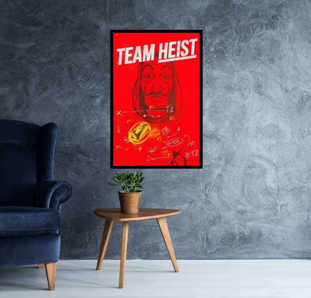 Money Heist -Team Heist Poster – egoamo.co.za