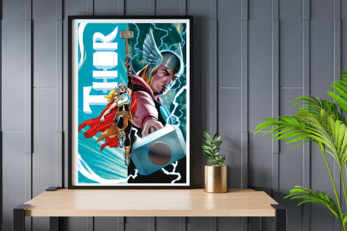 Thor (Thor Vs Female Thor) Movie poster for sale | egoamo.co.za
